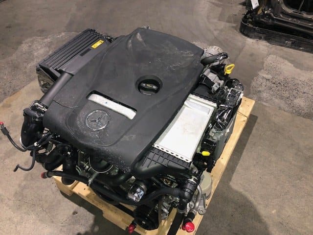 [Used]Benz C class S205 DBA-205243 Engine 9AT 4WD ※ Start confirmation ...