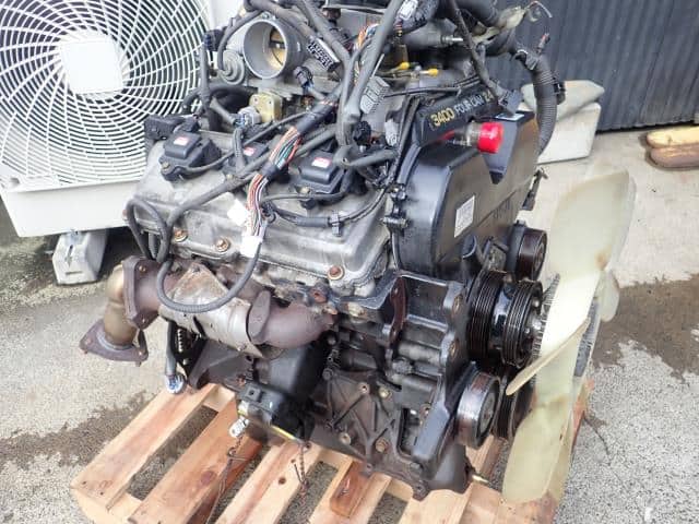 [Used]5VZ-FE Engine TOYOTA Granvia 1999 GE-VCH22S 1900062490 - BE ...
