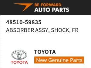 [New]ABSORBER ASSY, SHOCK, FR TOYOTA 48510-59835 - BE FORWARD Auto Parts