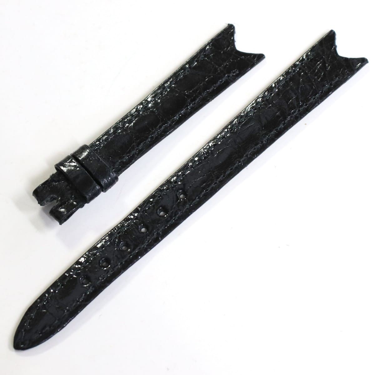 [New]Chopard watch spare belt leather black 12 X 10 Genuine - BE ...