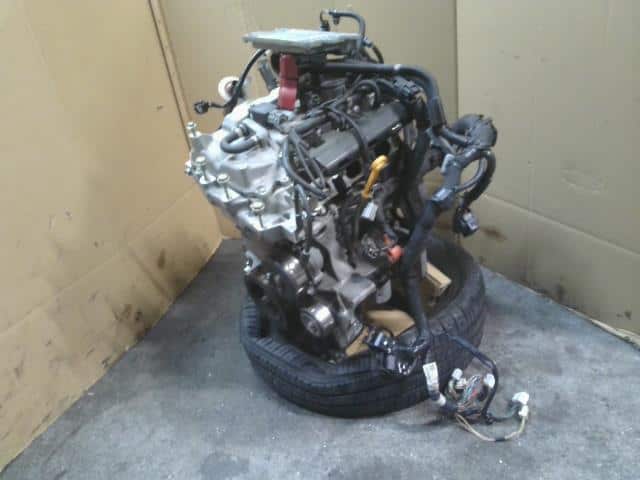 [Used]Note DBA-E12 Engine ASSY X RE0F11A GM38 - BE FORWARD Auto Parts