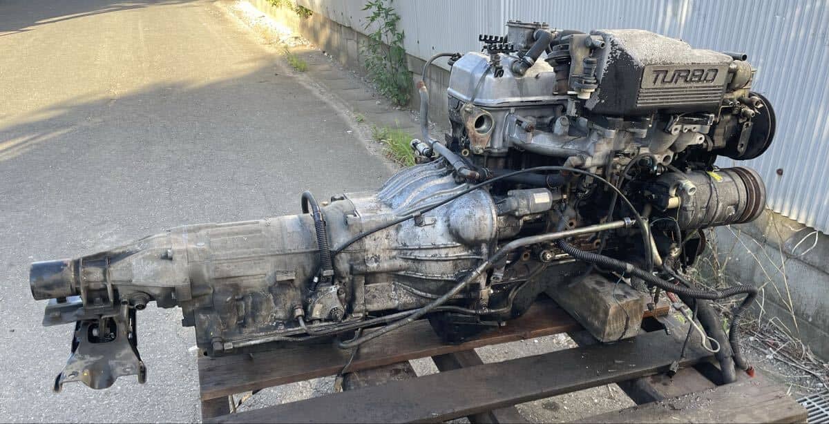 [Used]Piazza E-JR120 Engine 4ZC1-S Isuzu turbo engine model 4ZC1 ...