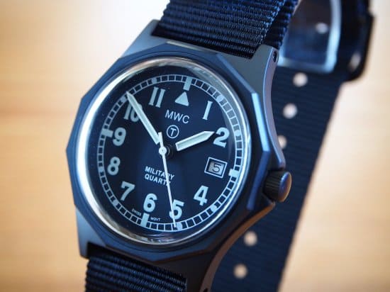 [New]The Company MWC clock 36mm G10 battery hatch PVD Black 1982~1999 ...