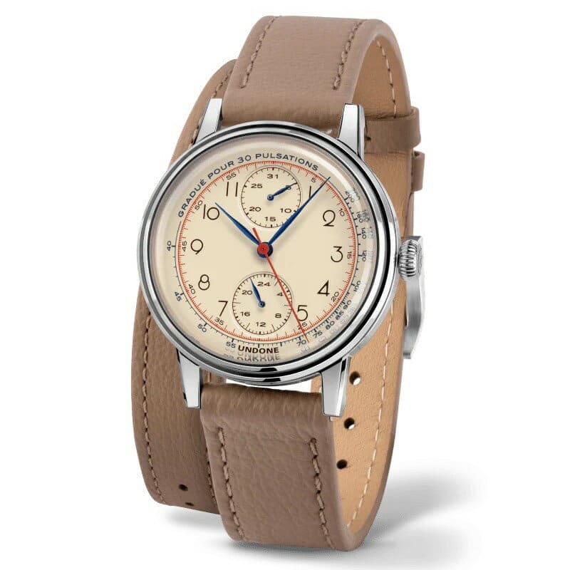 [New]UNDONE andan Ladies Urban 34mm Urban Killy beige Silver leather ...