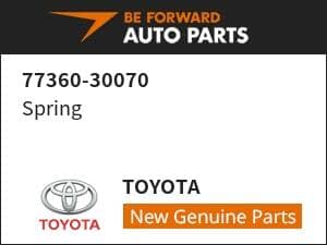 [New]Spring TOYOTA 77360-30070 - BE FORWARD Auto Parts