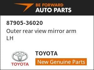 [New]Outer rear view mirror arm LH TOYOTA 87905-36020 - BE FORWARD Auto ...