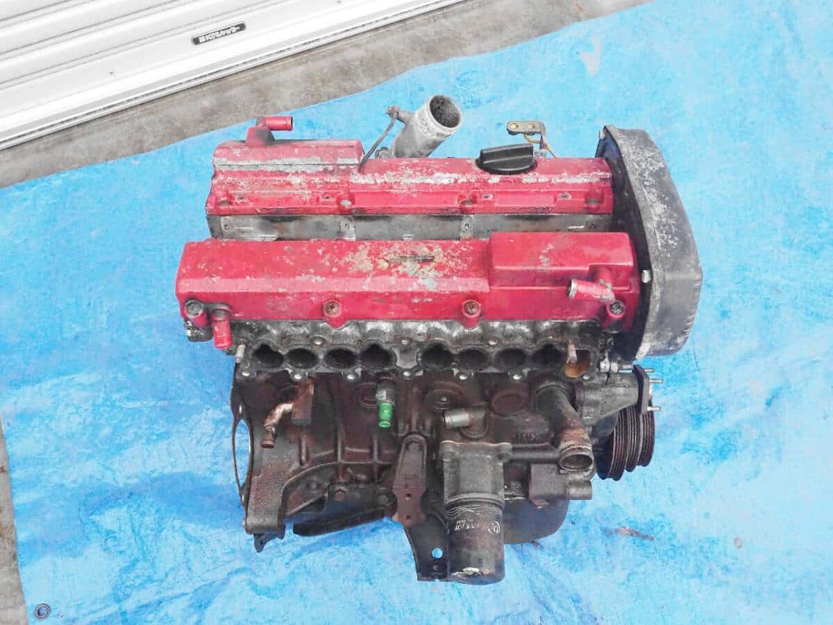 [Used]S13 Silvia [the crank CA18DET Engine body turning around] Nissan ...