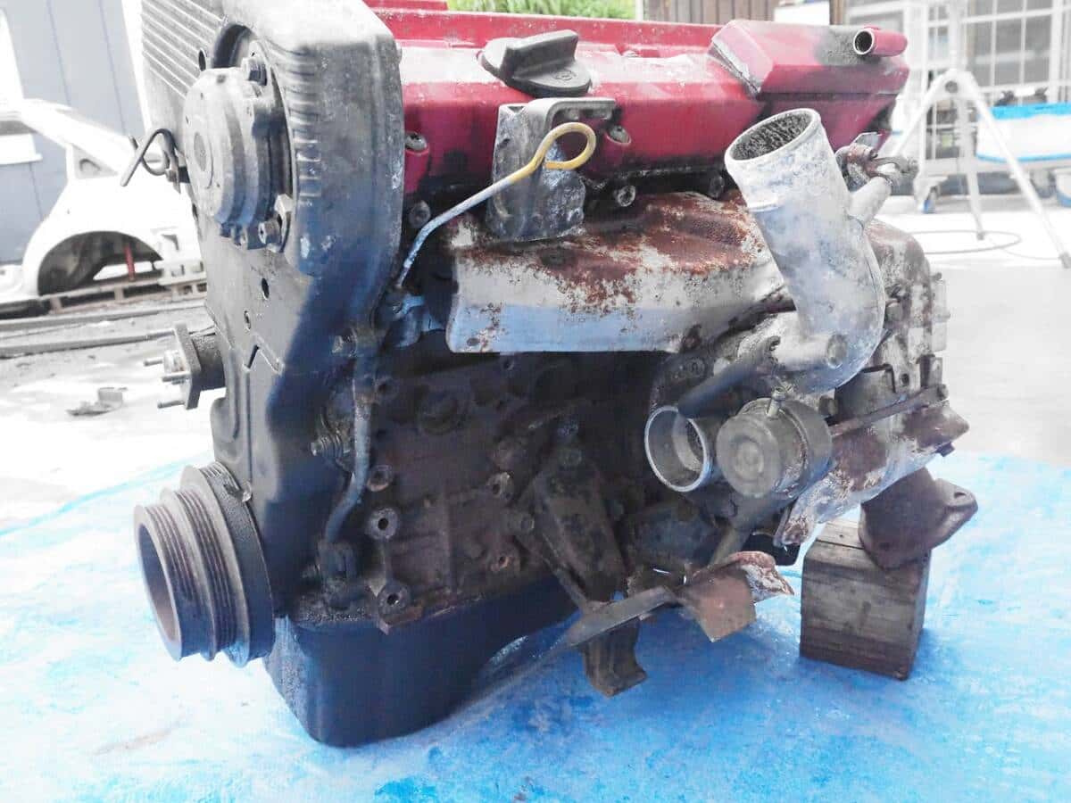 [Used]S13 Silvia [the crank CA18DET Engine body turning around] Nissan ...