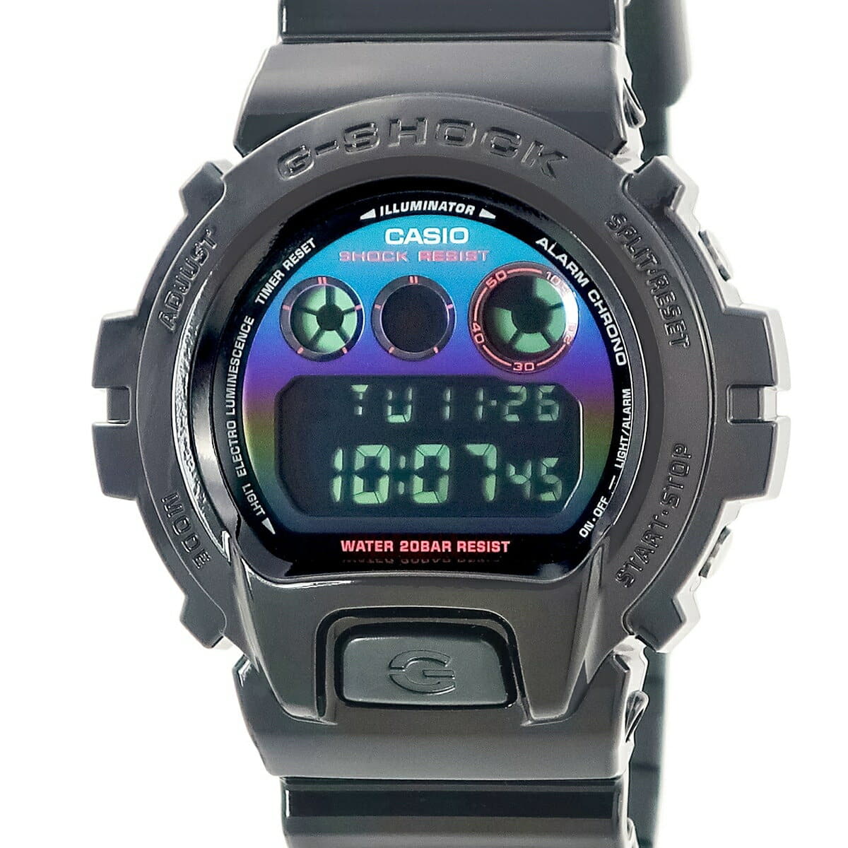 [New]Casio G-SHOCK virtual Rainbow Gamer' s RGB series DW-6900RGB-1ER ...