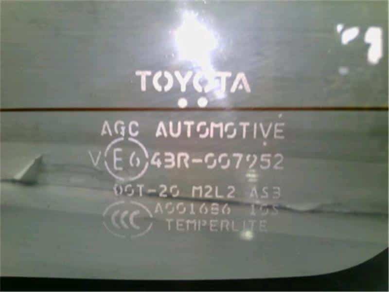 [Used]Rear Window Glass TOYOTA Prius 2010 DAA-ZVW30 6482147030 - BE ...