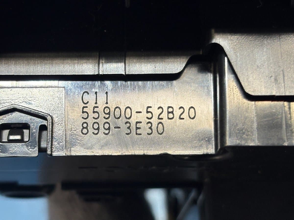 [Used]Probox NHP160V 5538 air-conditioner panel - BE FORWARD Auto Parts