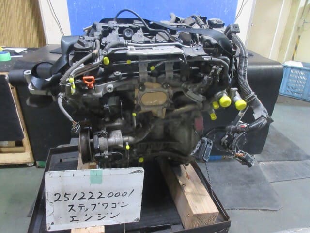 [Used]Step Wagon DBA-RP3 Engine ASSY PB87P 11000-59B-800 447036 - BE ...