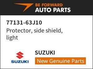 [New]Protector, side shield, light SUZUKI 77131-63J10 - BE FORWARD Auto ...