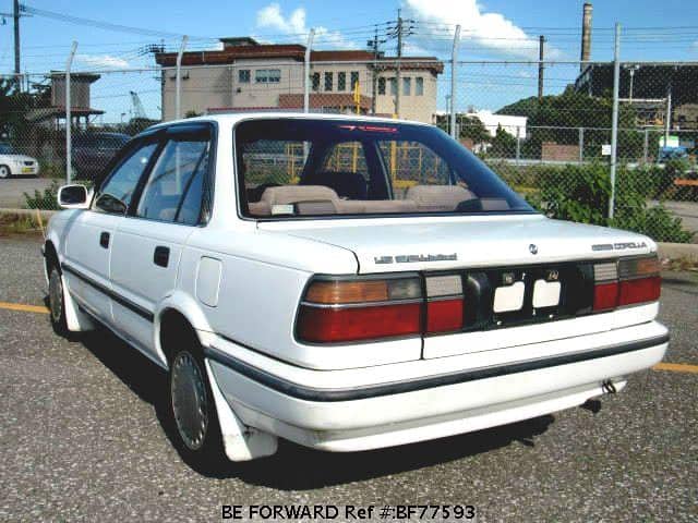 Used 1987 TOYOTA COROLLA SEDAN SE LIMITED/E-AE91 for Sale BF77593 - BE FORWARD