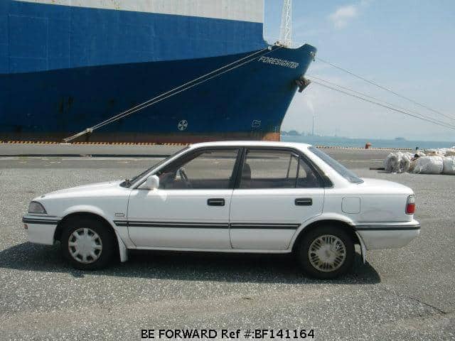 Used 1990 TOYOTA COROLLA SEDAN/E-AE91 for Sale BF141164 - BE FORWARD