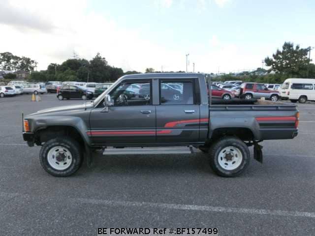 Used 1987 TOYOTA HILUX W CAB SR/N-LN65 for Sale BF157499 - BE FORWARD