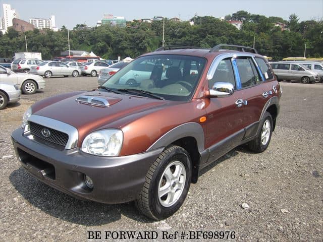 Used 2001 HYUNDAI SANTA FE GOLD for Sale BF698976 - BE FORWARD
