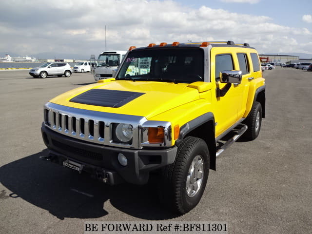Yellow Hummer H3
