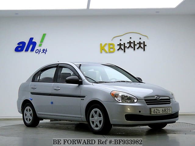 Used 2008 HYUNDAI VERNA Hybrid for Sale BF933982 - BE FORWARD
