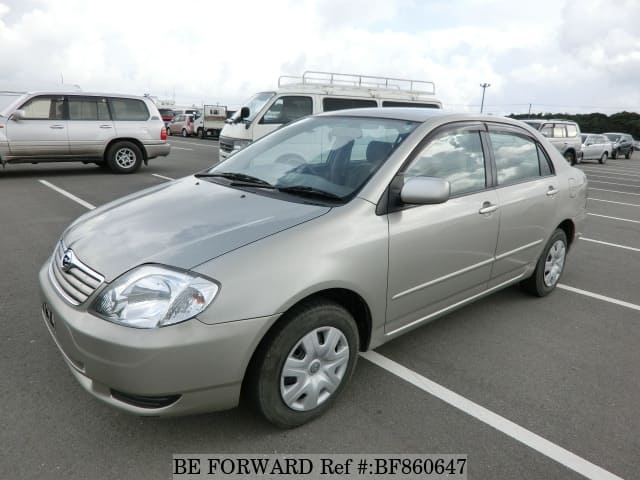 Used 2003 TOYOTA COROLLA SEDAN X/UA-NZE121 for Sale BF860647 - BE FORWARD