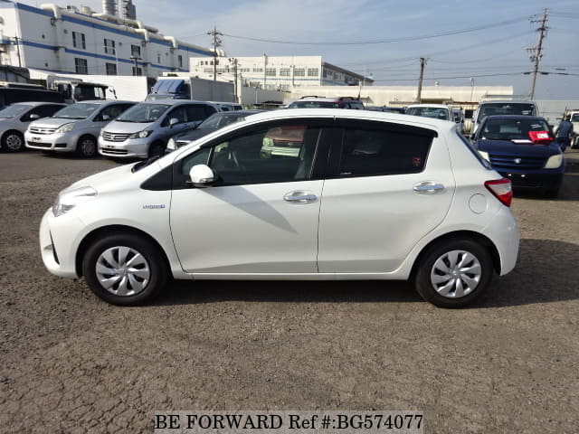 Used 2019 TOYOTA VITZ HYBRID HYBRID F/DAA-NHP130 for Sale BG574077 - BE ...