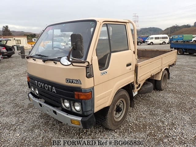Used 1986 TOYOTA DYNA TRUCK/N-BU60 for Sale BG665836 - BE FORWARD
