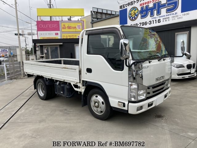 Used 2018 ISUZU ELF TRUCK Flat Body Truck/TRG-NKR85A for Sale BM697782 ...