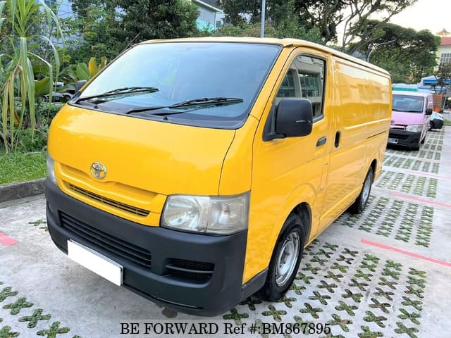 Used 2009 TOYOTA HIACE VAN PANEL-VAN-FOR-GOODS-DVD-LEATHER/3000CC-MT ...