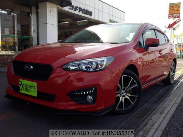 Used 2017 SUBARU IMPREZA G4/GK7 for Sale BN355265 - BE FORWARD