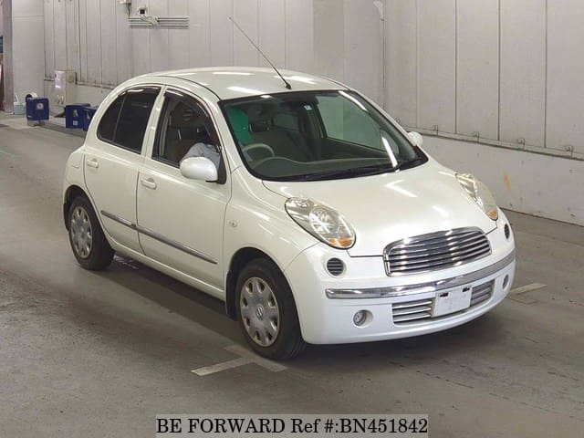 2008 NISSAN MARCH RAFEET/DBA-BNK12 BN451842 usados en venta - BE FORWARD