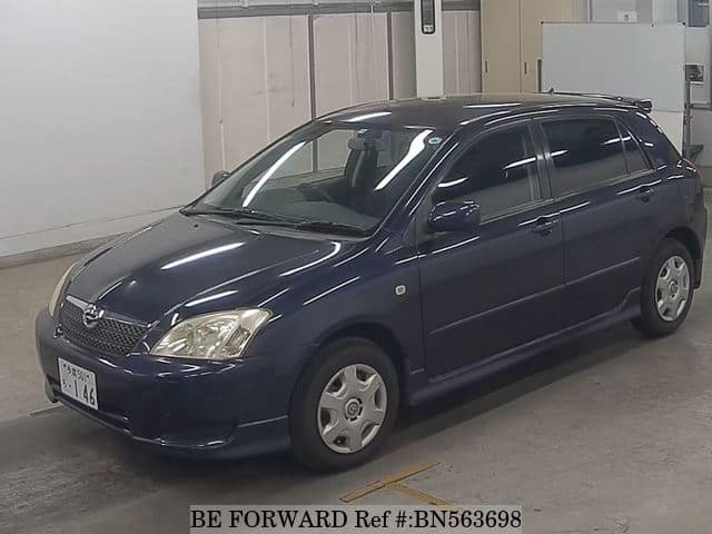 2003 TOYOTA COROLLA RUNX X AERO TOURER/UA-NZE121 usados à venda no Japão BN563698 - BE FORWARD