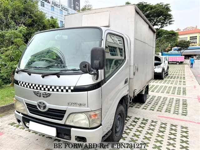 Used 2008 TOYOTA DYNA TRUCK 150-BOX-BODY-DVD-CAM-LEATHER/1500CC-MT for ...