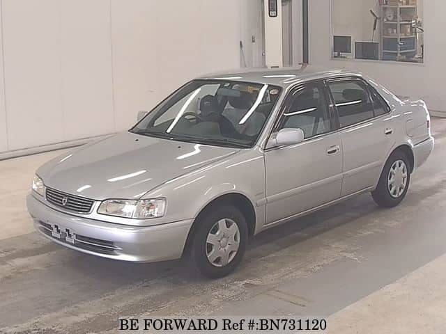2000 TOYOTA COROLLA SEDAN XE SALOON LIMITED/GF-AE110 BN731120 usados en venta - BE FORWARD