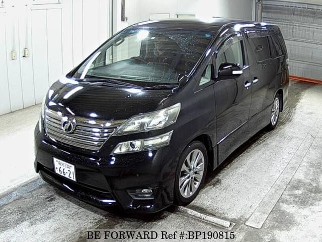 Used 2011 TOYOTA VELLFIRE 2.4Z PLATINUM SELE 2 TYPE GOLD 2/DBA-ANH20W ...
