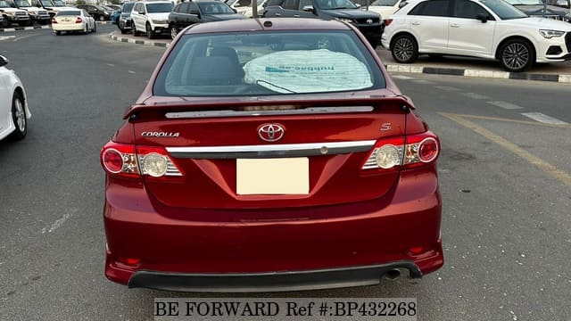 Used 2012 TOYOTA COROLLA S for Sale BP432268 - BE FORWARD