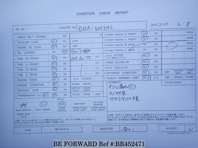 Used 1996 MITSUBISHI ECLIPSE/E-D32A for Sale BR452471 - BE FORWARD