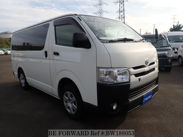 Used 2019 TOYOTA HIACE VAN LONG DX/QDF-GDH206V for Sale BW188053 - BE ...
