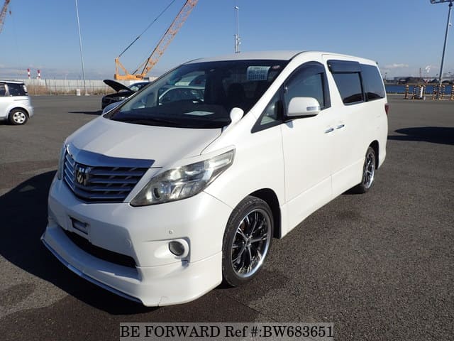Used 2010 TOYOTA ALPHARD 240S/DBA-ANH25W for Sale BW683651 Used 2010 TOYOTA ALPHARD 240S/DBA-ANH25W for Sale BW683651