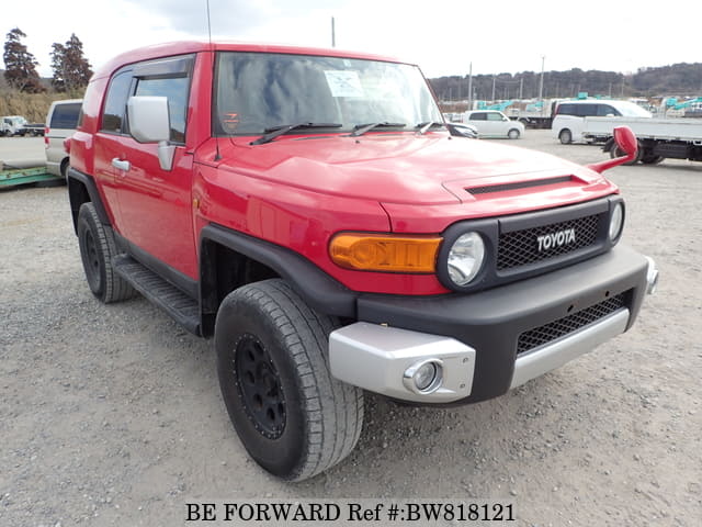 Used 2012 TOYOTA FJ CRUISER RED COLOR PACKAGE/CBA-GSJ15W for Sale BW818121 - BE FORWARD