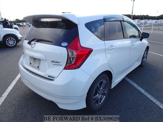 Used 2016 NISSAN NOTE RIDER BLACK LINE/DBA-E12 for Sale BX309629 - BE ...