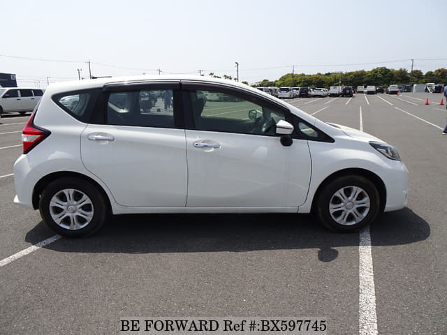 Used 2017 NISSAN NOTE S/DBA-E12 for Sale BX597745 - BE FORWARD