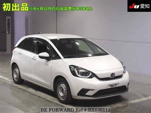 Used 2020 HONDA FIT E:HEV HOME/6AA-GR3 for Sale BX636112 - BE FORWARD