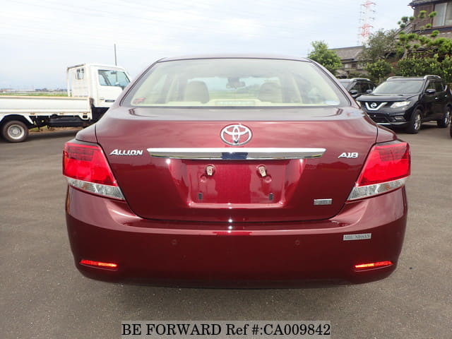 Used 2016 TOYOTA ALLION A18 G PACKAGE/DBA-ZRT260 for Sale CA009842 - BE ...