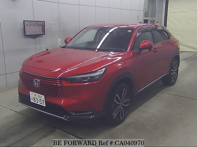 Used 2021 HONDA VEZEL HYBRID E HEV Z/6AA-RV5 for Sale CA040970 - BE FORWARD