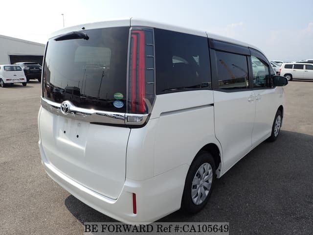 Used 2018 TOYOTA NOAH X/DBA-ZRR80G for Sale CA105649 - BE FORWARD