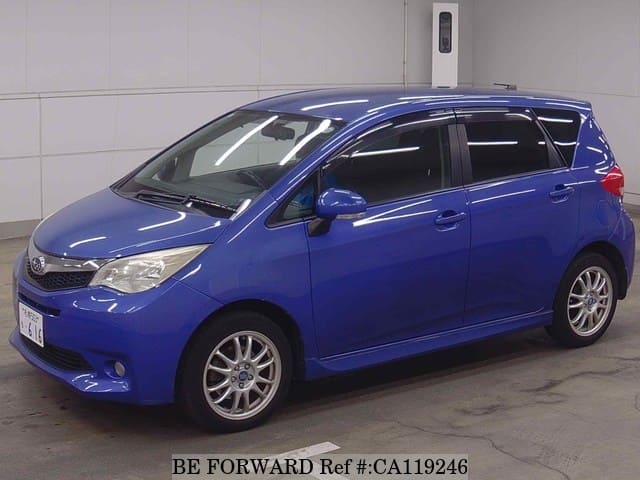 Used 2011 SUBARU TREZIA 1.5I-S/DBA-NCP125X for Sale CA119246 - BE FORWARD