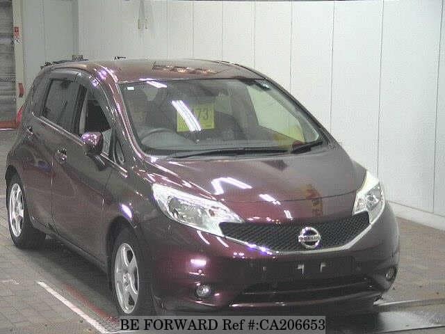 Used 2016 NISSAN NOTE X DIG-S/DBA-E12 for Sale CA206653 - BE FORWARD