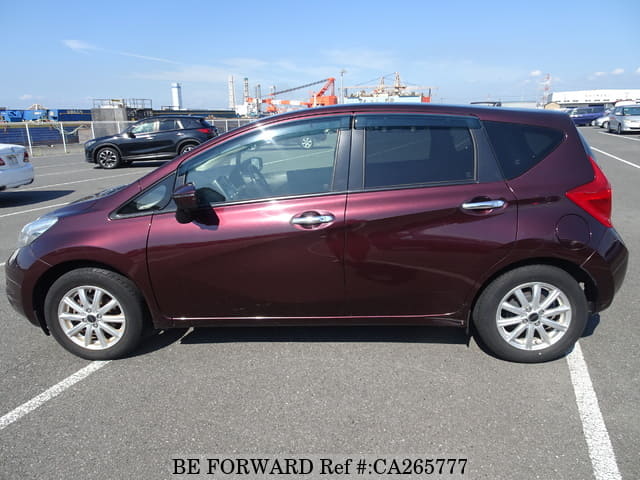 Used 2016 NISSAN NOTE MEDALIST X/DBA-E12 for Sale CA265777 - BE FORWARD