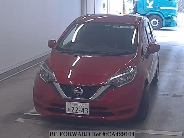 Used 2017 NISSAN NOTE X/DBA-E12 for Sale CA429104 - BE FORWARD