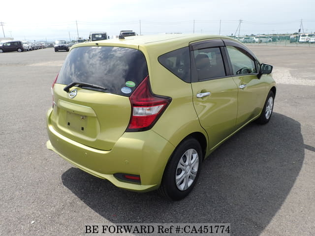 Used 2017 NISSAN NOTE X DIG-S/DBA-E12 for Sale CA451774 - BE FORWARD